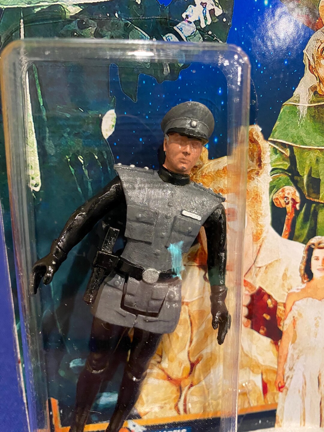 SPACEBALLS COLONEL SANDURZ Custom Posable Action Figure 3.75 Hand ...