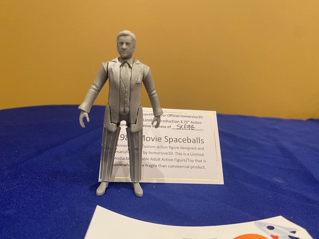 SPACEBALLS PRESIDENT SKROOB Custom Poseable/posable Action Figure 3.75 ...