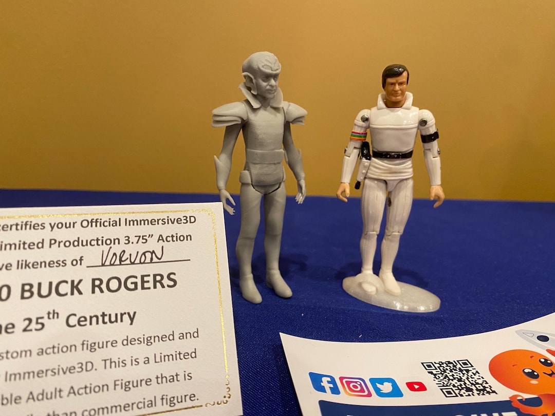 BUCK ROGERS VORVON Space Vampire Custom Poseable/posable Action Figure ...
