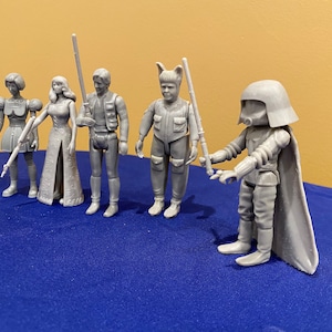 SPACEBALLS Wave 1 All Six [6] Figures +BONUS Dinks Collectible Action ...