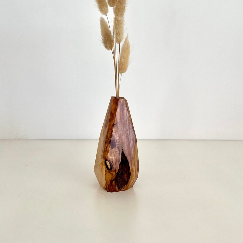 Wood Bud Vase - Etsy