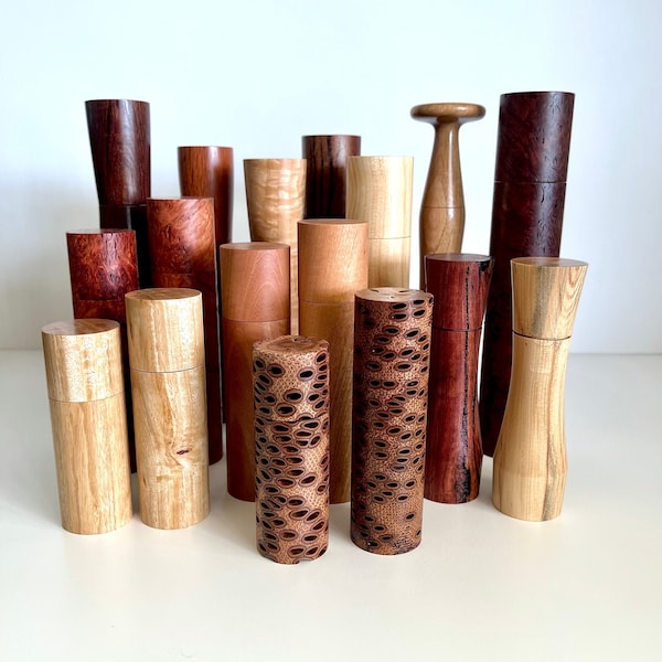 Wooden Pepper Mill - Etsy