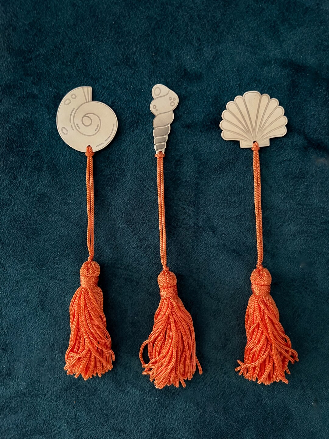 Summer Bookmark, Booklovers Gift Idea, Sea Shell Bookmark, Personalize ...