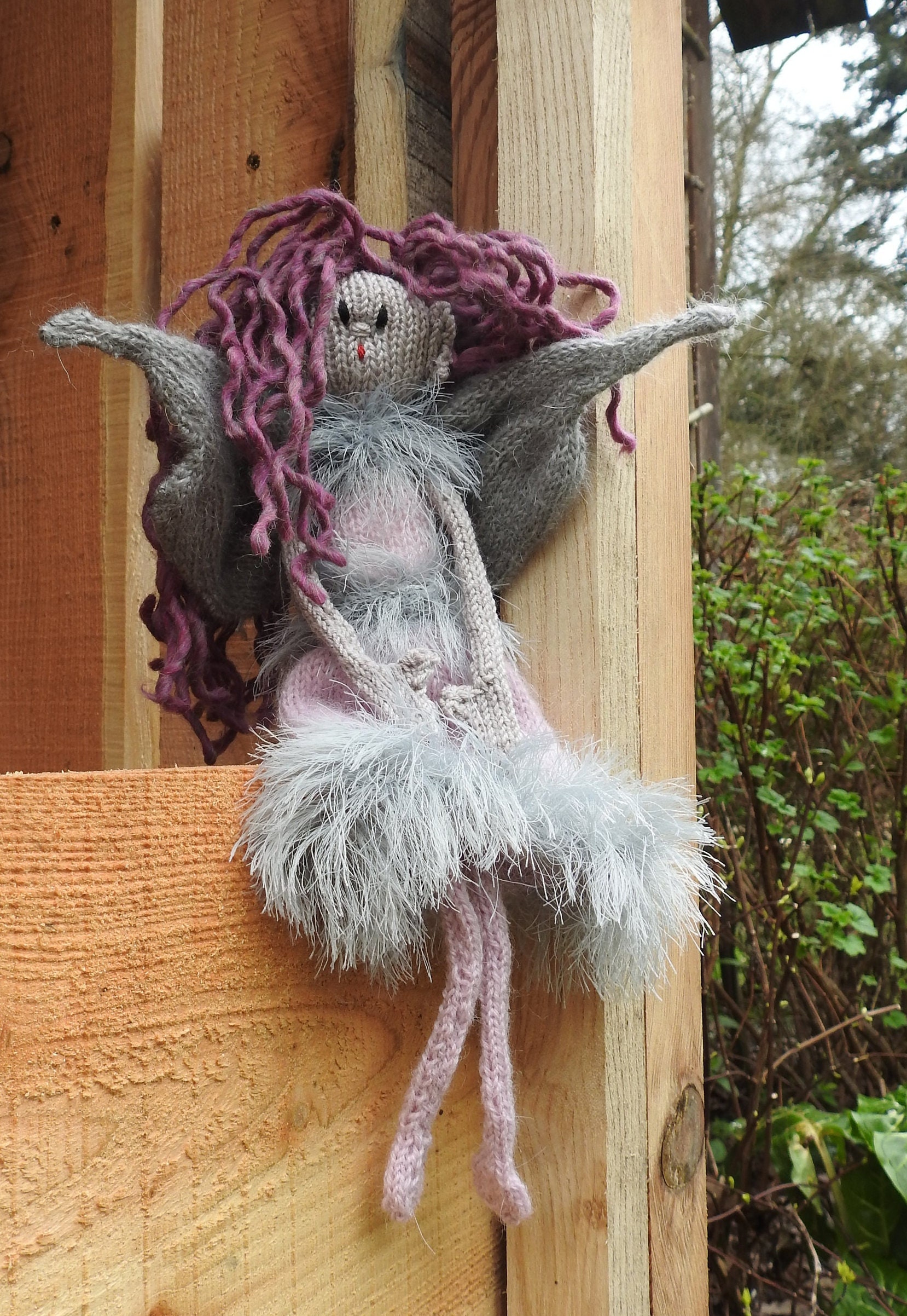 Hand Knitted Carling the Cobweb Woodland Fairy - Etsy