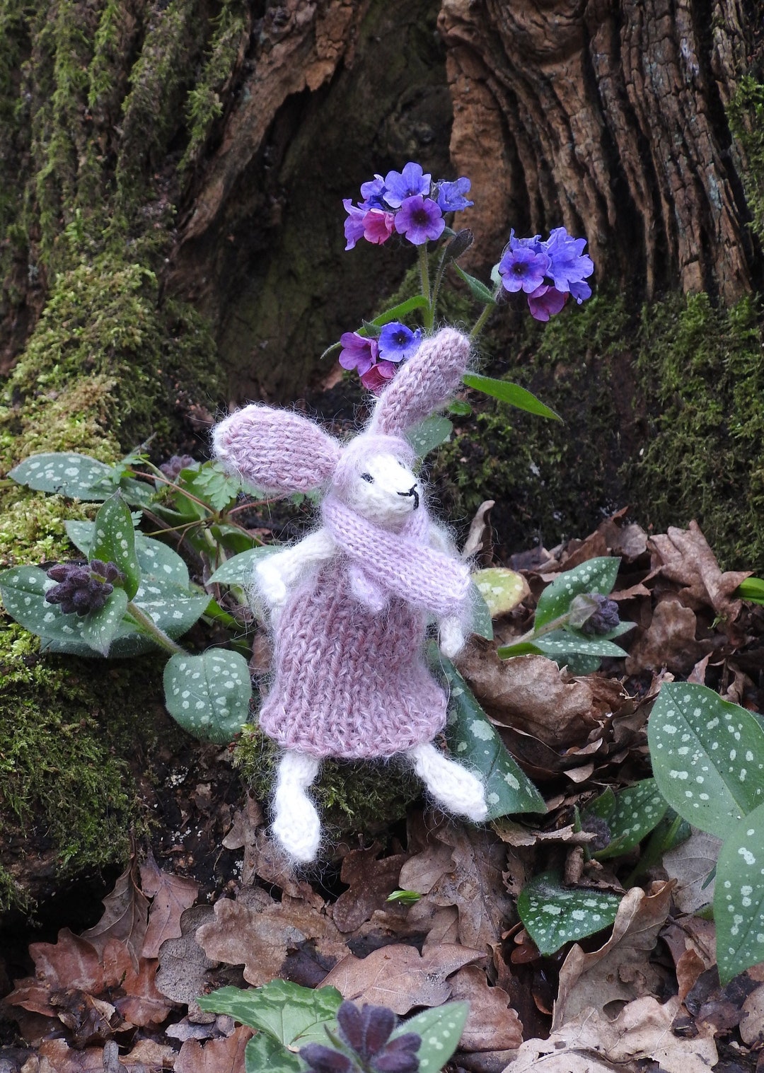 Hand Made Hand Knitted Rabbit Bella the Bunny - Etsy