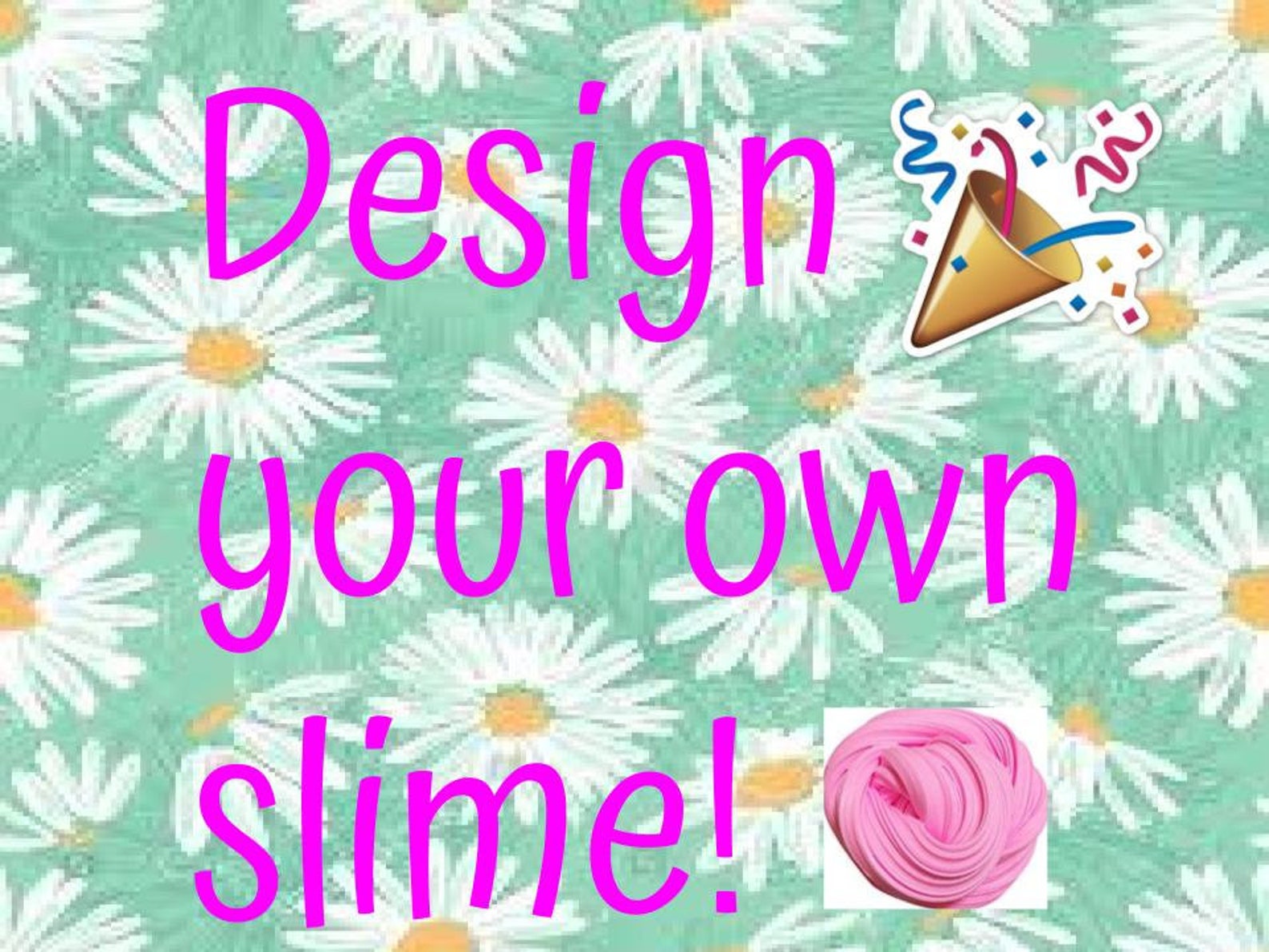 Design Your Own Slime - Etsy