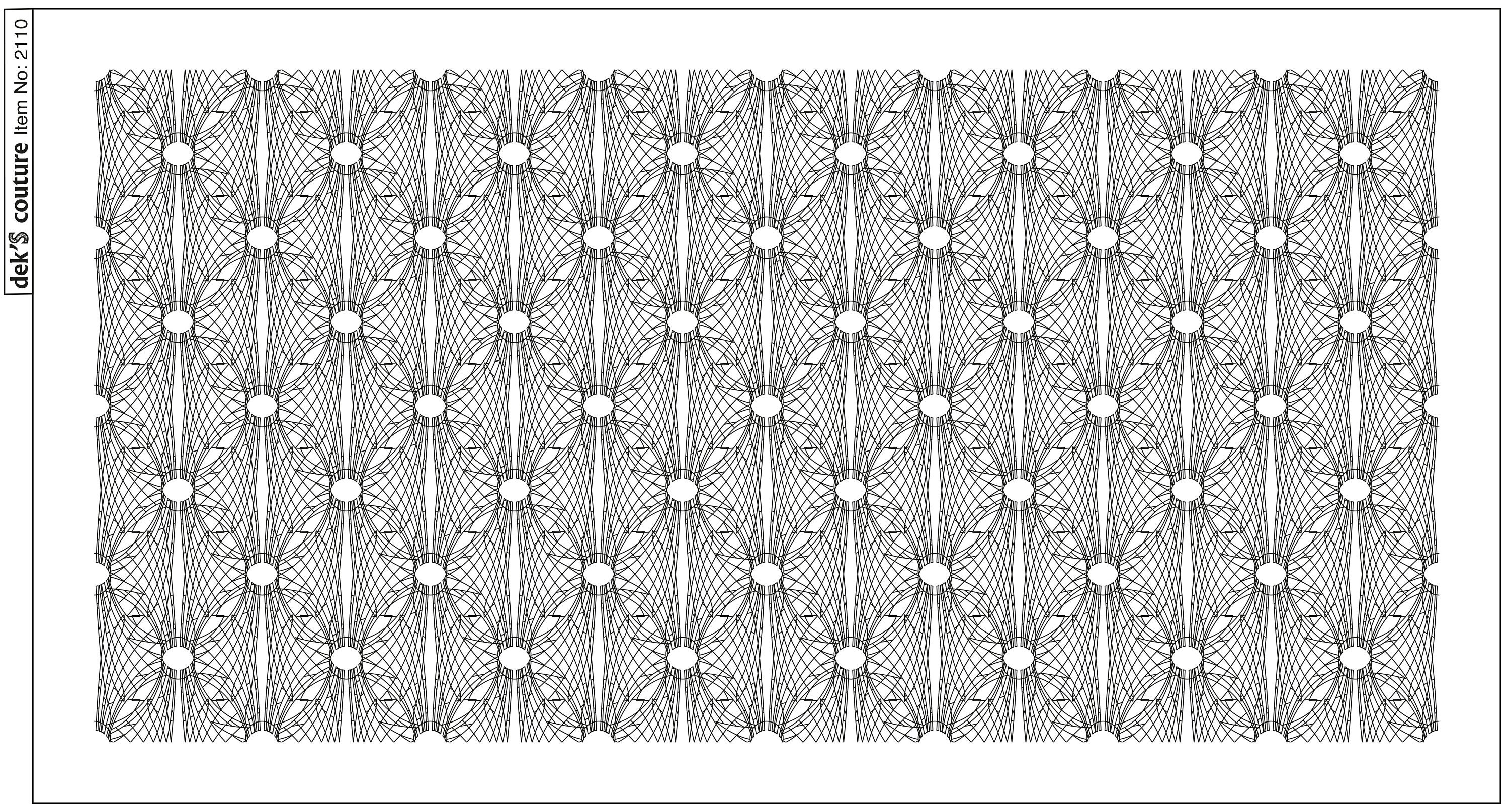 Cake Toppers & Picks Party Supplies Special Lines Mesh Stencil 2110 ...