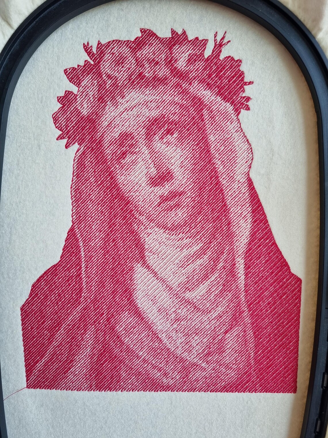 Patch Rose of Lima Inspired by Carlo Dolci – Machine Embroidery Large ...