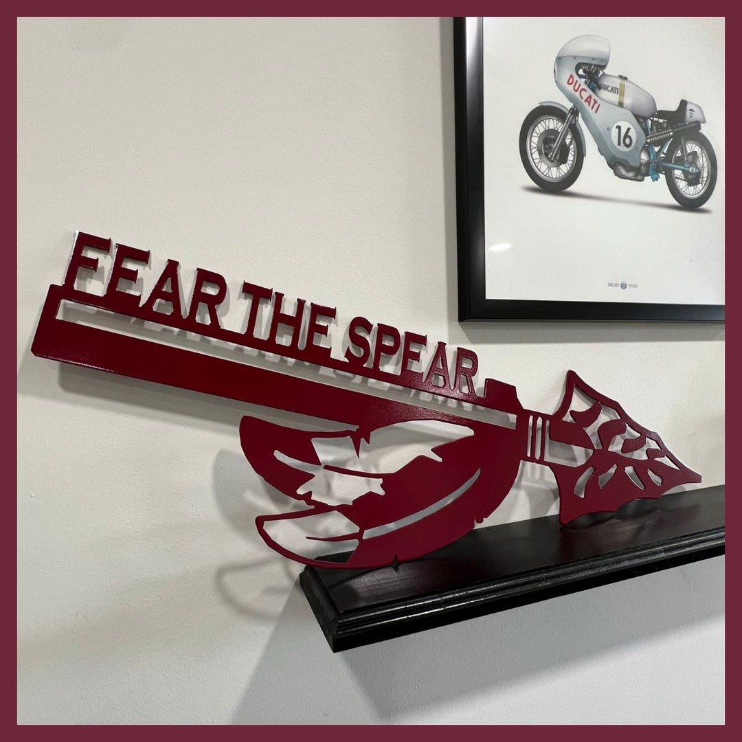 Florida State Seminoles Spear Metal Art - Fear the Spear - Custom ...