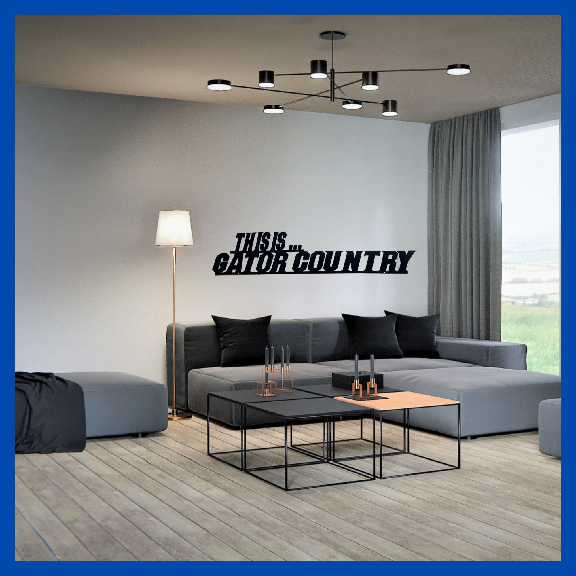 This is Gator Country Florida Gators Metal Cut Sign Multiple Sizes - Etsy