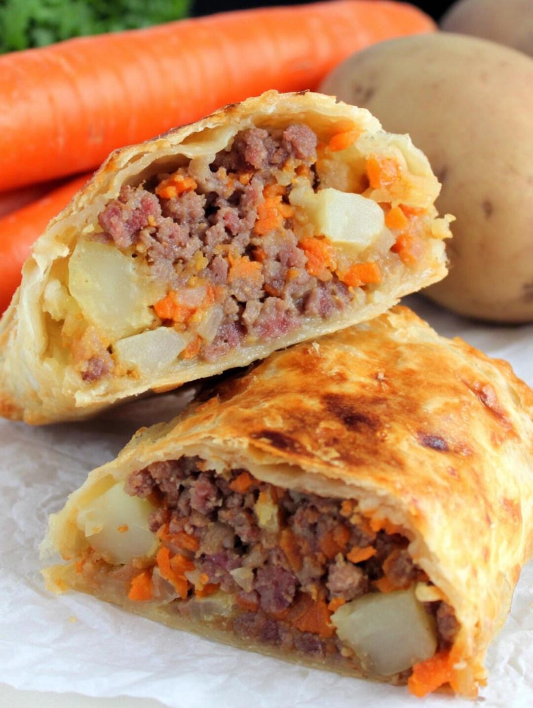 Michigan Pasties | Printable Recipe Card PDF Download | Hearty Beef and ...