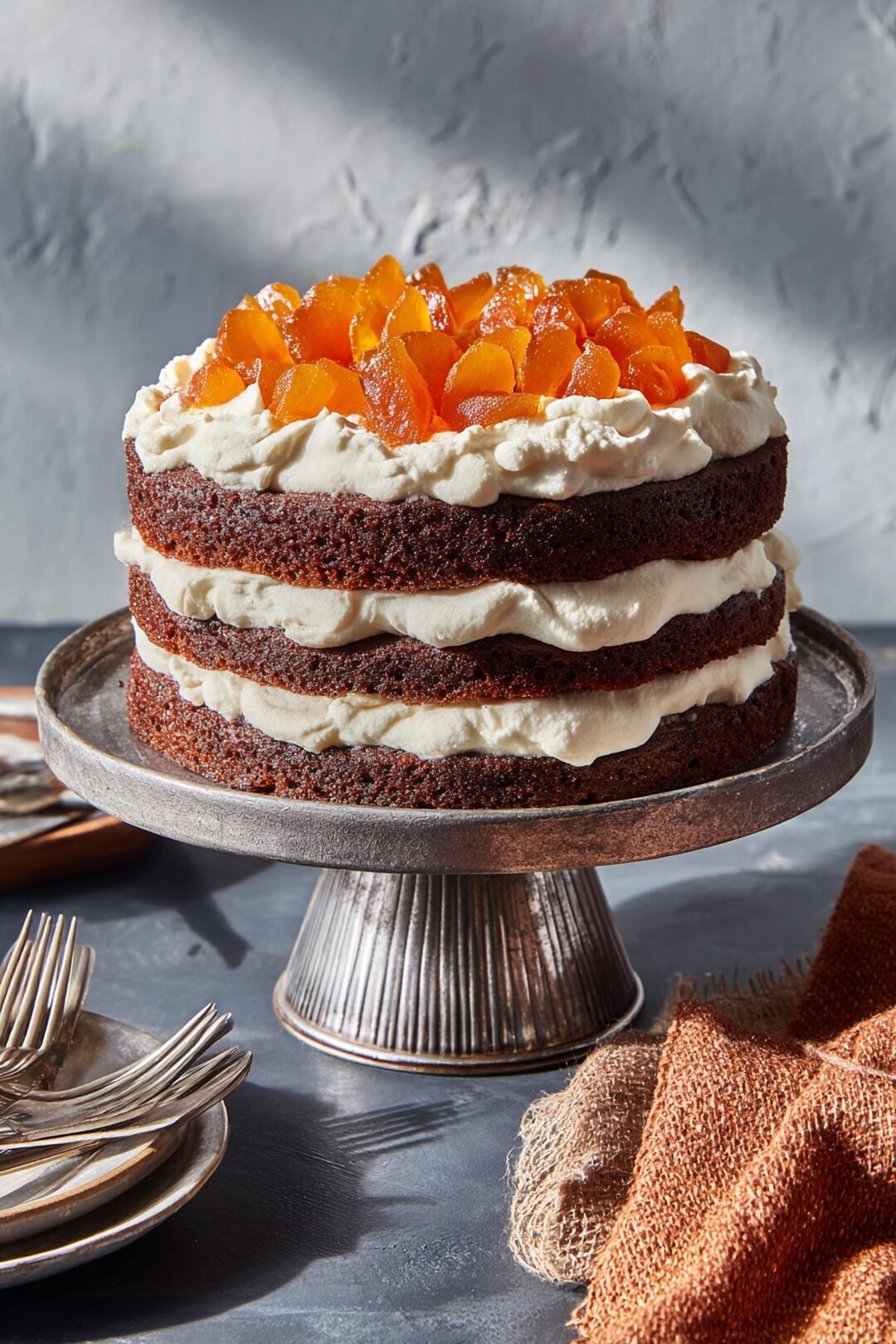Ginger Stout Layer Cake With Ermine Frosting Recipe (printable PDF ...