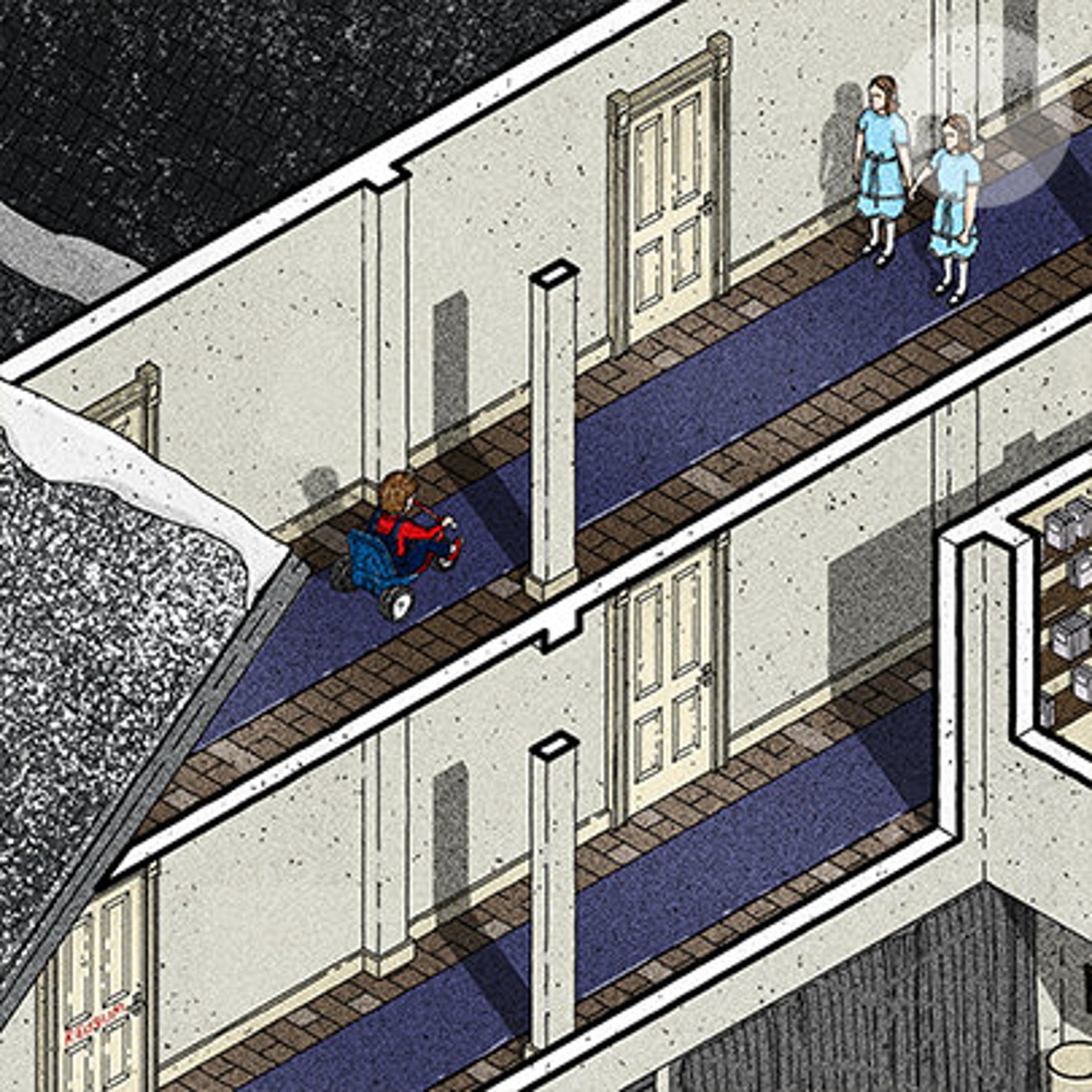 The Shining - the Overlook Hotel Art Print - Etsy