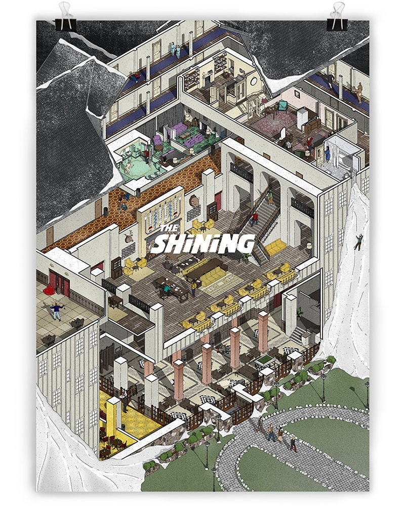 The Shining - the Overlook Hotel Art Print - Etsy