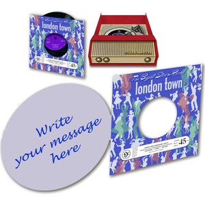 Record Player 3D Greeting Card - Etsy