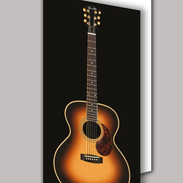 Guitar Greeting Card - Etsy UK