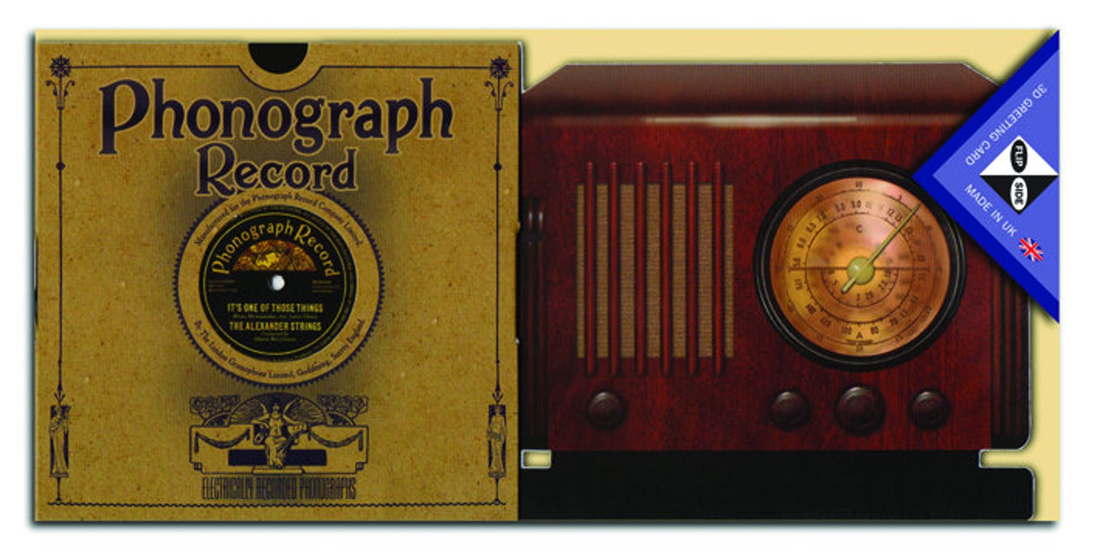 1920’s Music Record and Radio Greeting Card (phonograph 78rpm) - Etsy
