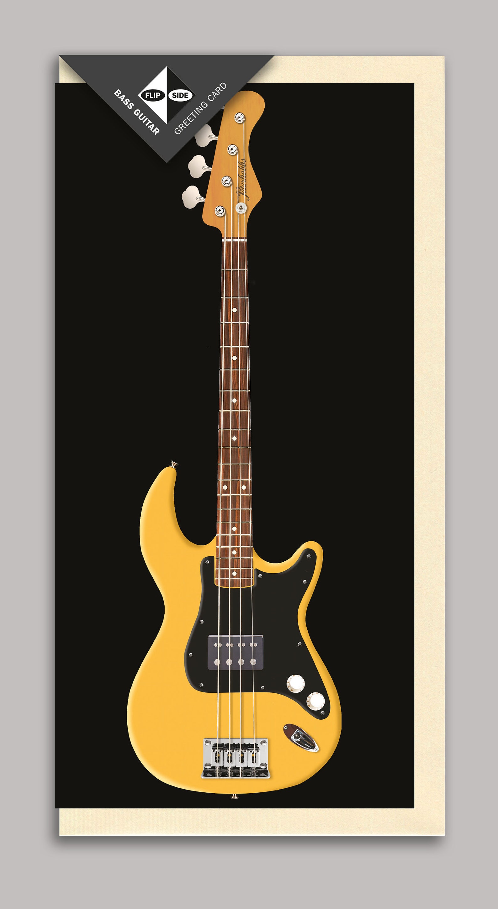 Bass Guitar Greeting Card - Etsy