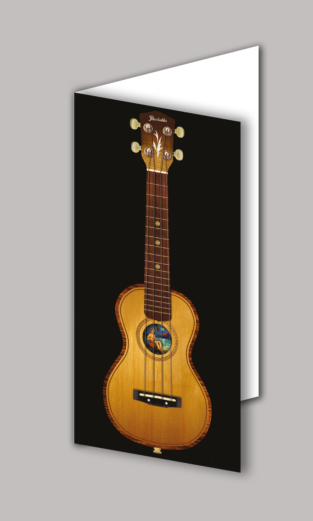 Ukulele Music Greeting Card - Etsy