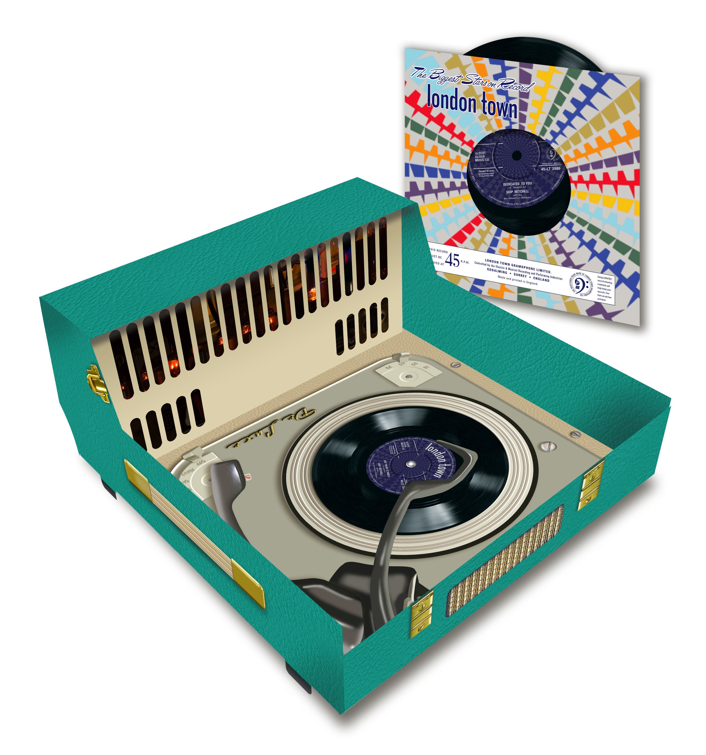 Old 45 Rpm Record Players