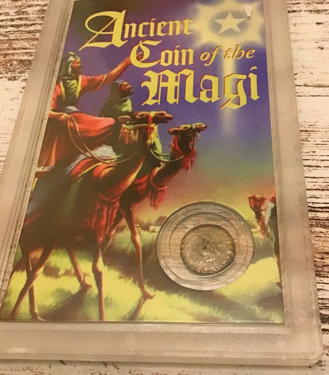 Ancient Silver Drachm Coin Of The Magi Encased | Etsy