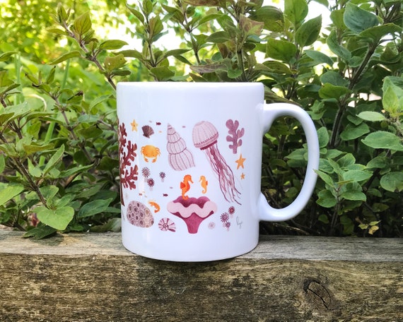 Drink & Barware Kitchen & Dining Underwater Adventure sea/coral/shell ...