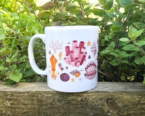 Drink & Barware Kitchen & Dining Underwater Adventure sea/coral/shell ...