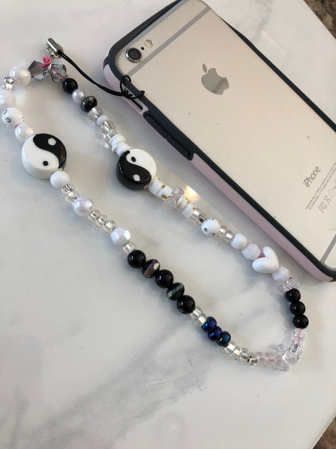 PHONE CHAIN BEADED | Etsy