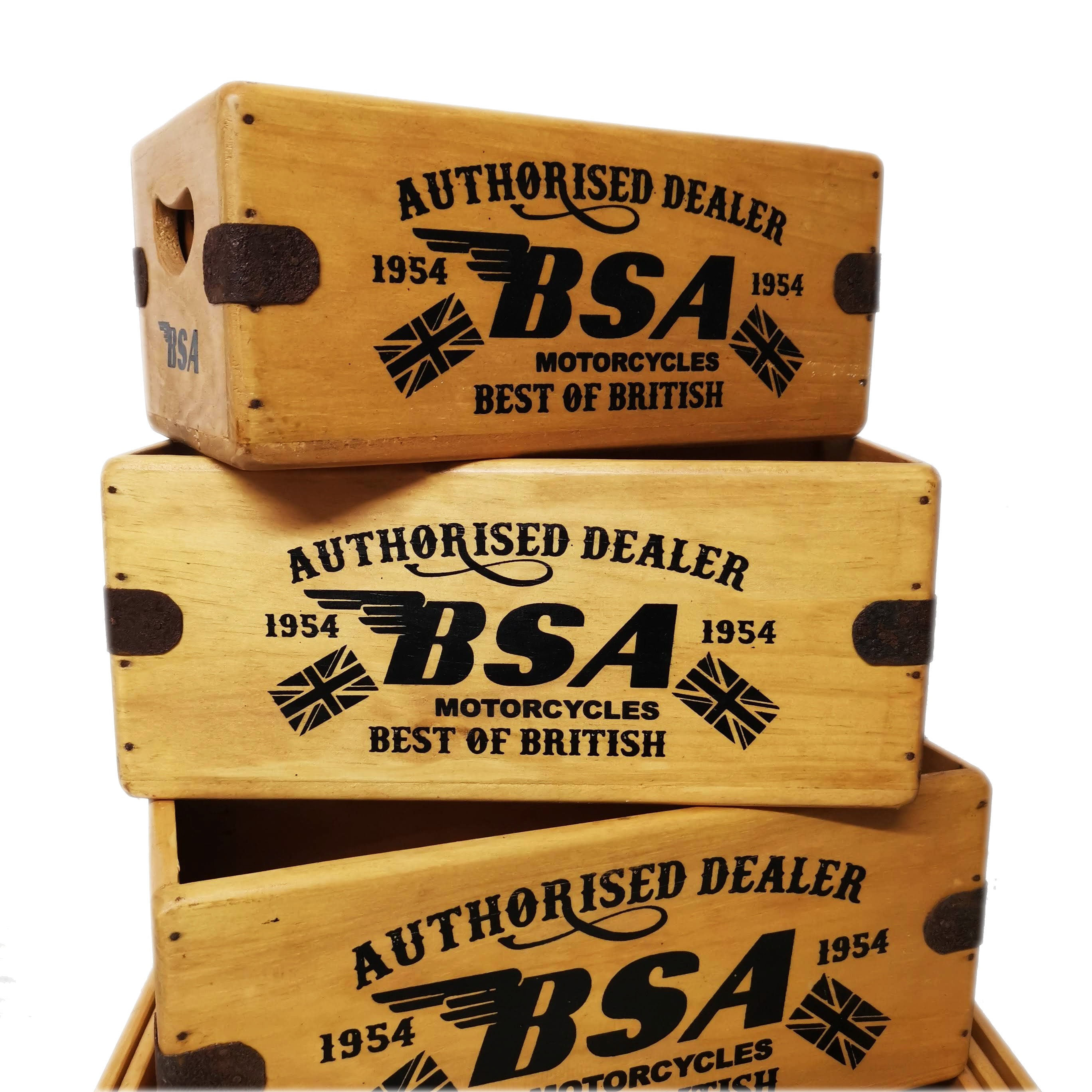 BSA Dealer Vintage Box Wooden Motorcycle Advertising Crate - Etsy UK