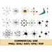 Mid Century Modern SVG Bundle Clip Art Retro MCM Starburst PNG Cricut ...