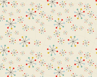 Seamless Pattern Mid Century Modern Multicolor Retro Background Atomic ...