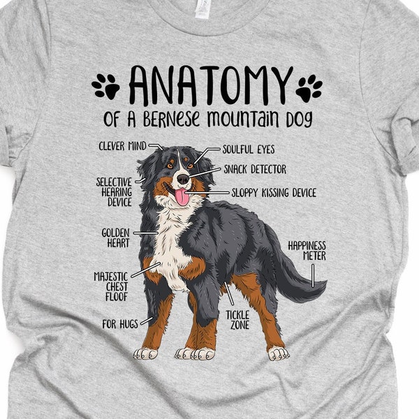 Funny Bernese Mountain Dog Print - Etsy