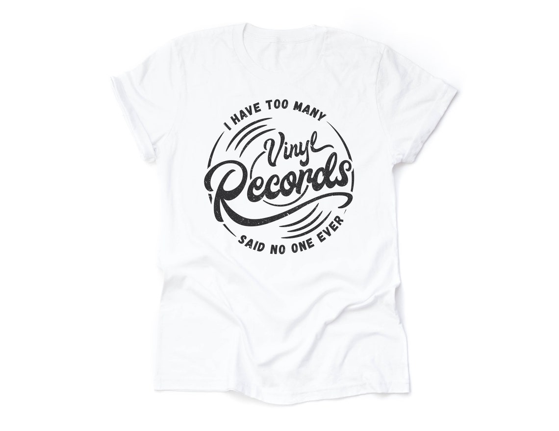 Unisex Vinyl Record T-Shirt Vinyl Collector Gift Vinyl | Etsy