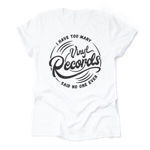 Unisex Vinyl Record T-shirt, Vinyl Collector Gift, Vinyl Record Lover ...