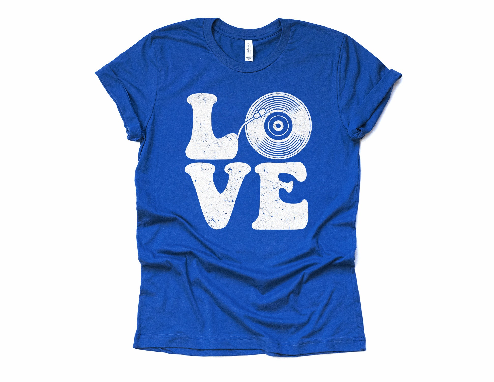 Unisex Vinyl Record Love T-shirt Vinyl Collector Gift Vinyl - Etsy UK