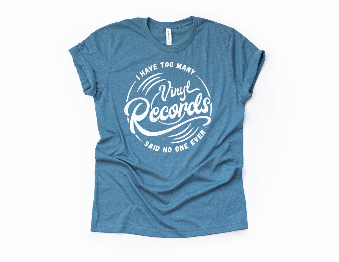 Unisex Vinyl Record T-shirt Vinyl Collector Gift Vinyl - Etsy