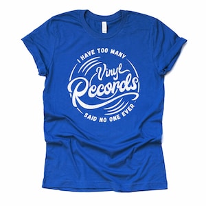 Unisex Vinyl Record T-shirt, Vinyl Collector Gift, Vinyl Record Lover ...