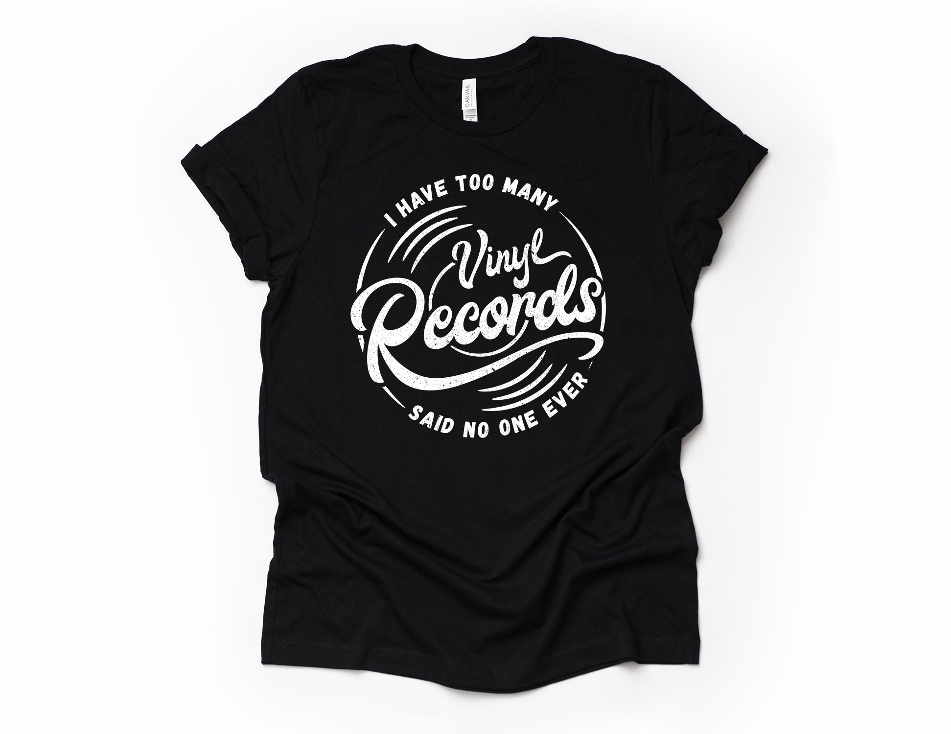 Unisex Vinyl Record T-shirt Vinyl Collector Gift Vinyl - Etsy