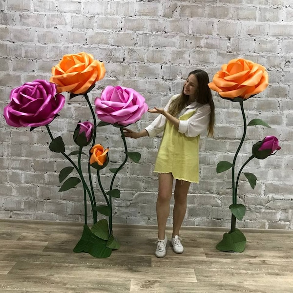 Giant Foam Flowers - Etsy