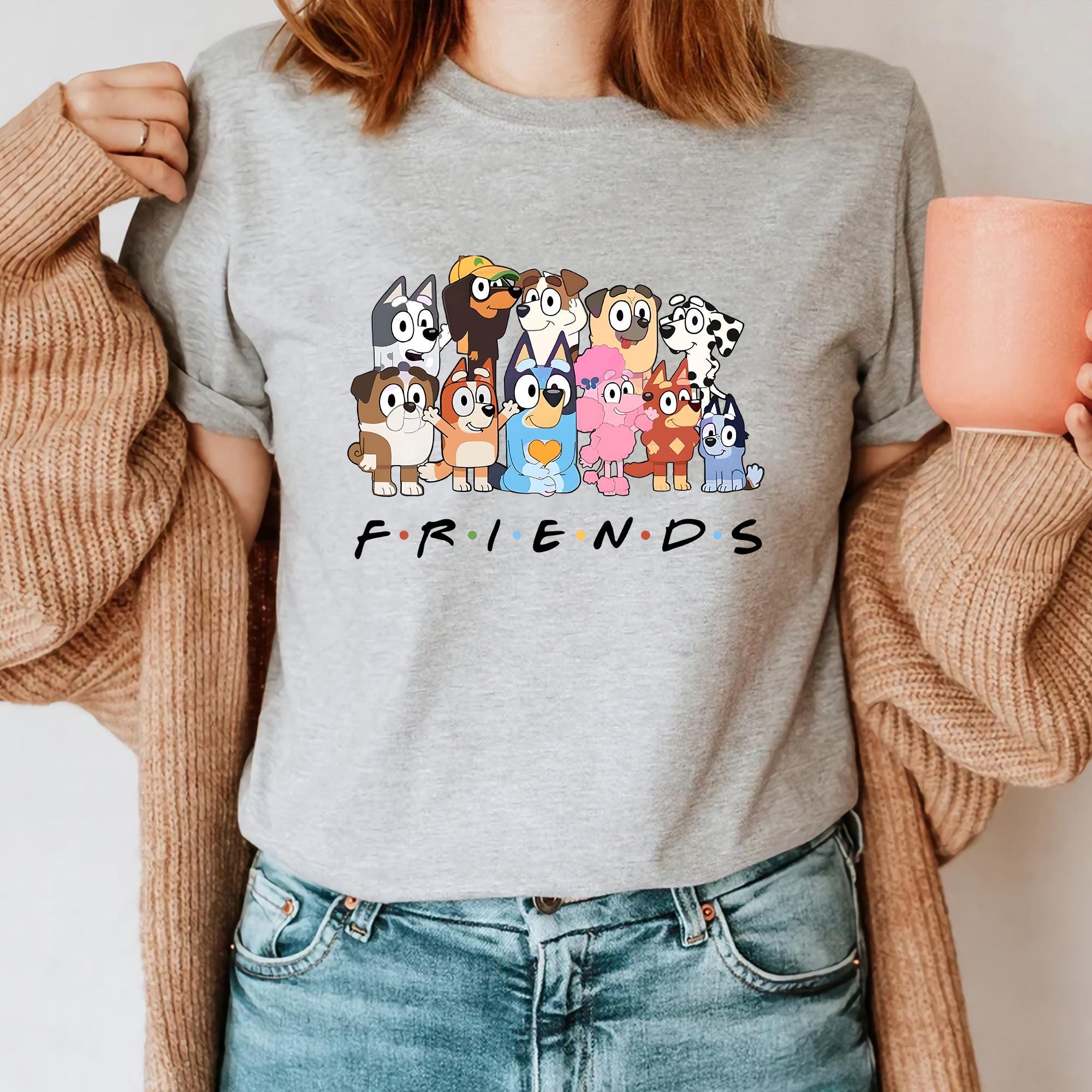 Bluey Friends PNG, Bluey Familie Png, Abziehbilddateien, Vinyl ...