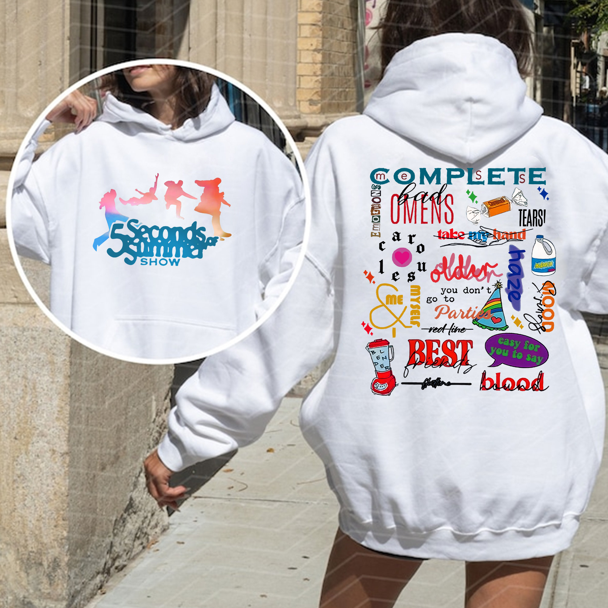 2 Sided 5 Seconds of Summer Png, 5 Seconds of Summer Show Tour 2023 Png ...