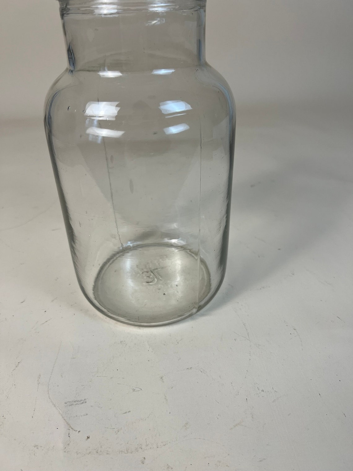 Vintage Glass Pickle Jar 3 Liter - Etsy