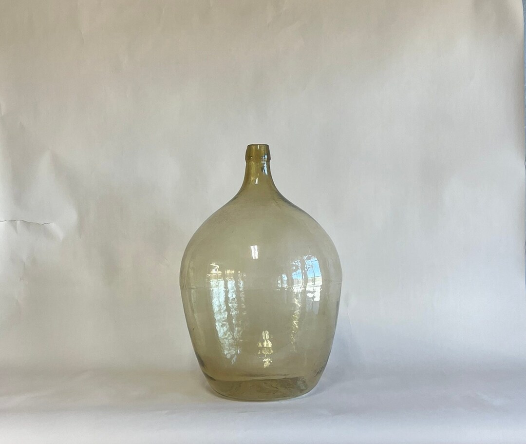 Vintage Hungarian Large Brown Demijohn - Etsy