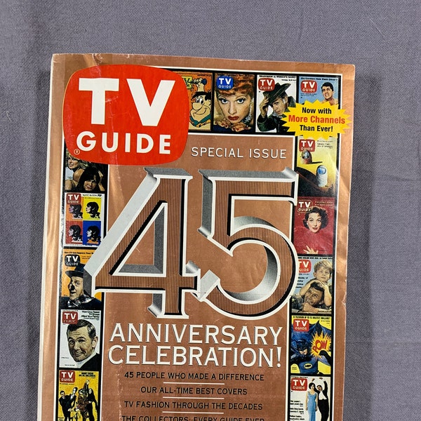 Vintage Tv Guide - Etsy
