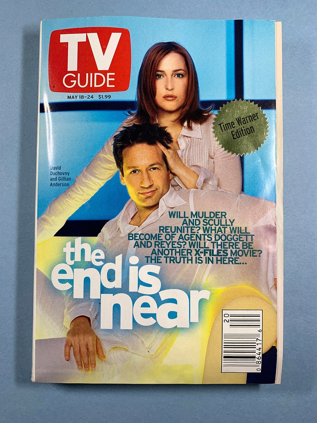X-files-tv Guide 2564 May 2002closing the X-files Time Warner Edition ...