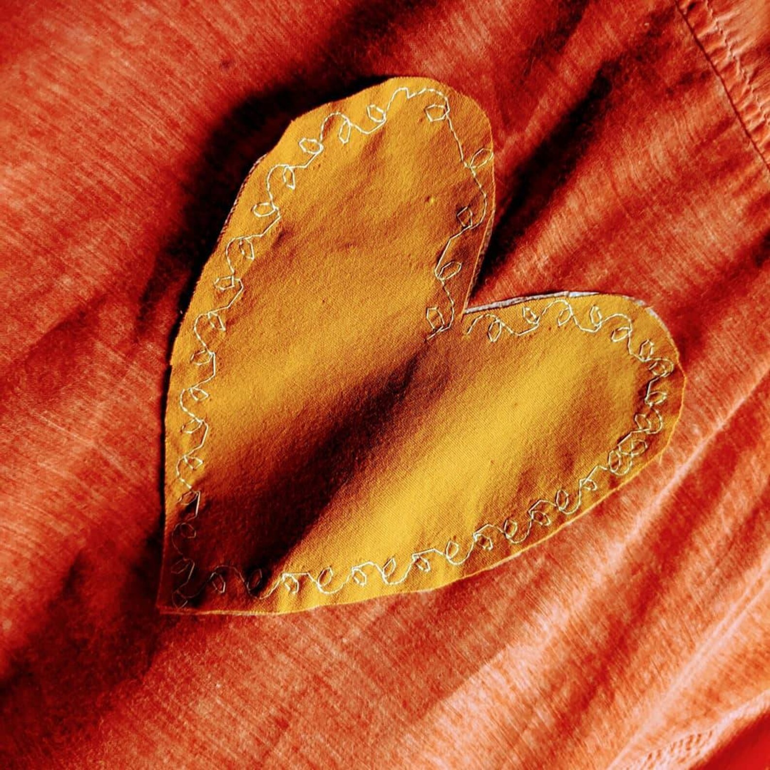 Boho Large Upcycled Orange Light Button-up Bright - Etsy