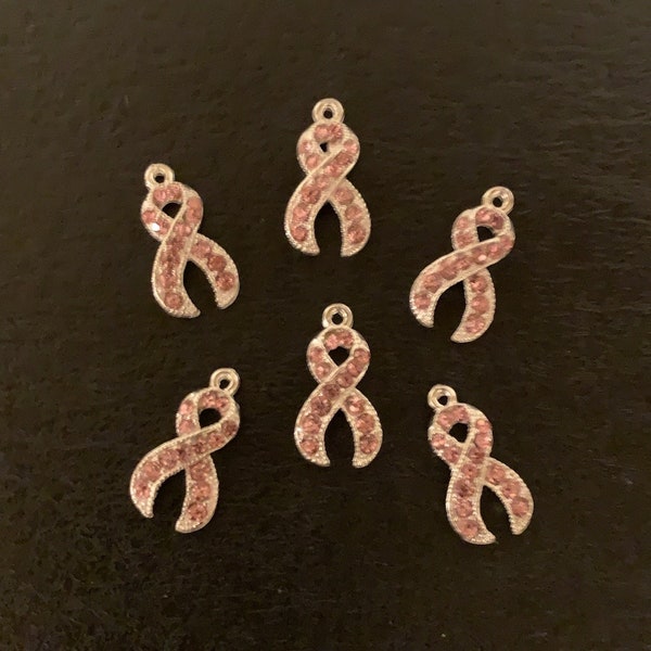 Pink Ribbon Beads - Etsy