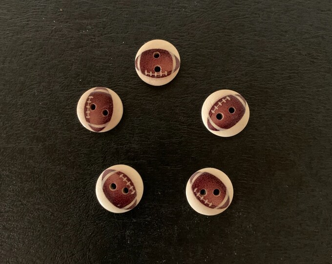 5 Football Buttons, Football Buttons, Football Button, Sports Buttons ...