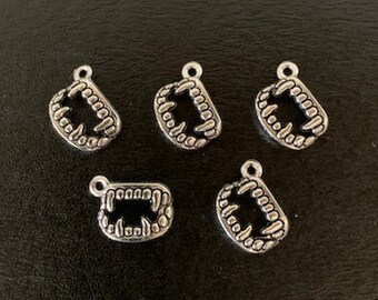 Vampire Teeth Charm - Etsy