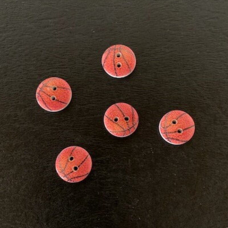Basketball Buttons - Etsy